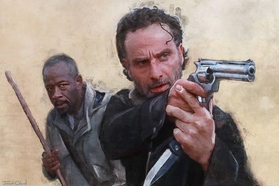 The Walking Dead Rick Zombie