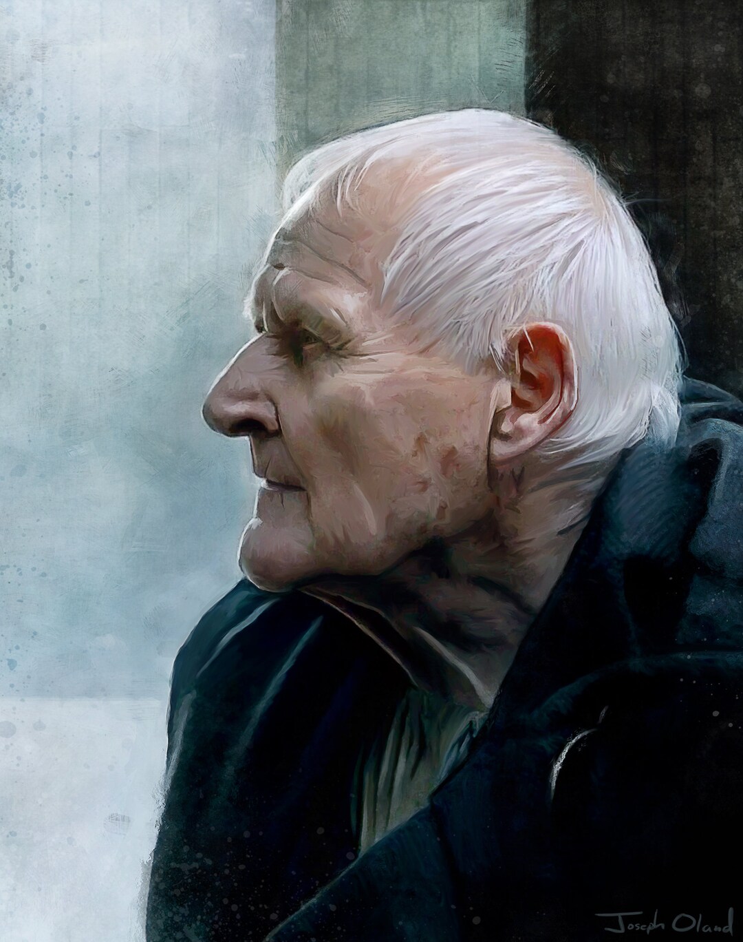 Painting Illustration of Maester Aemon From the Popular Fantasy ...