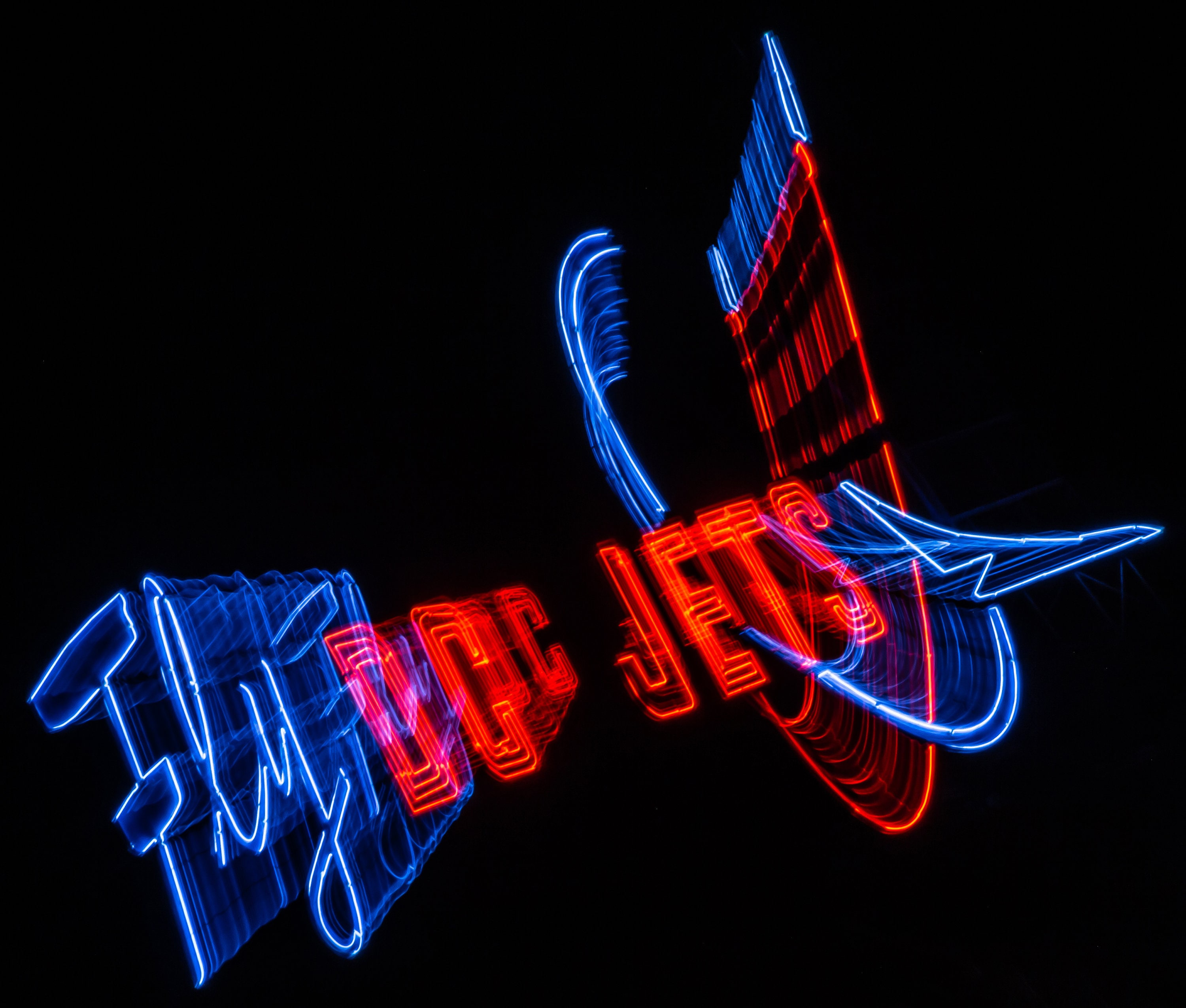 DC Jets Neon Sign Long Beach Photo - Etsy