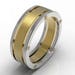 Original 14 K Gold Triple Band Wedding Ring With Screw Design Two Tone ...