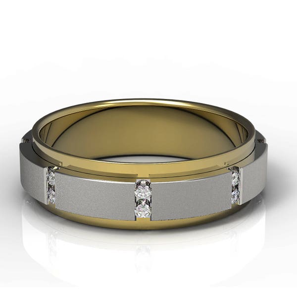 Diamond Bar Ring - Etsy