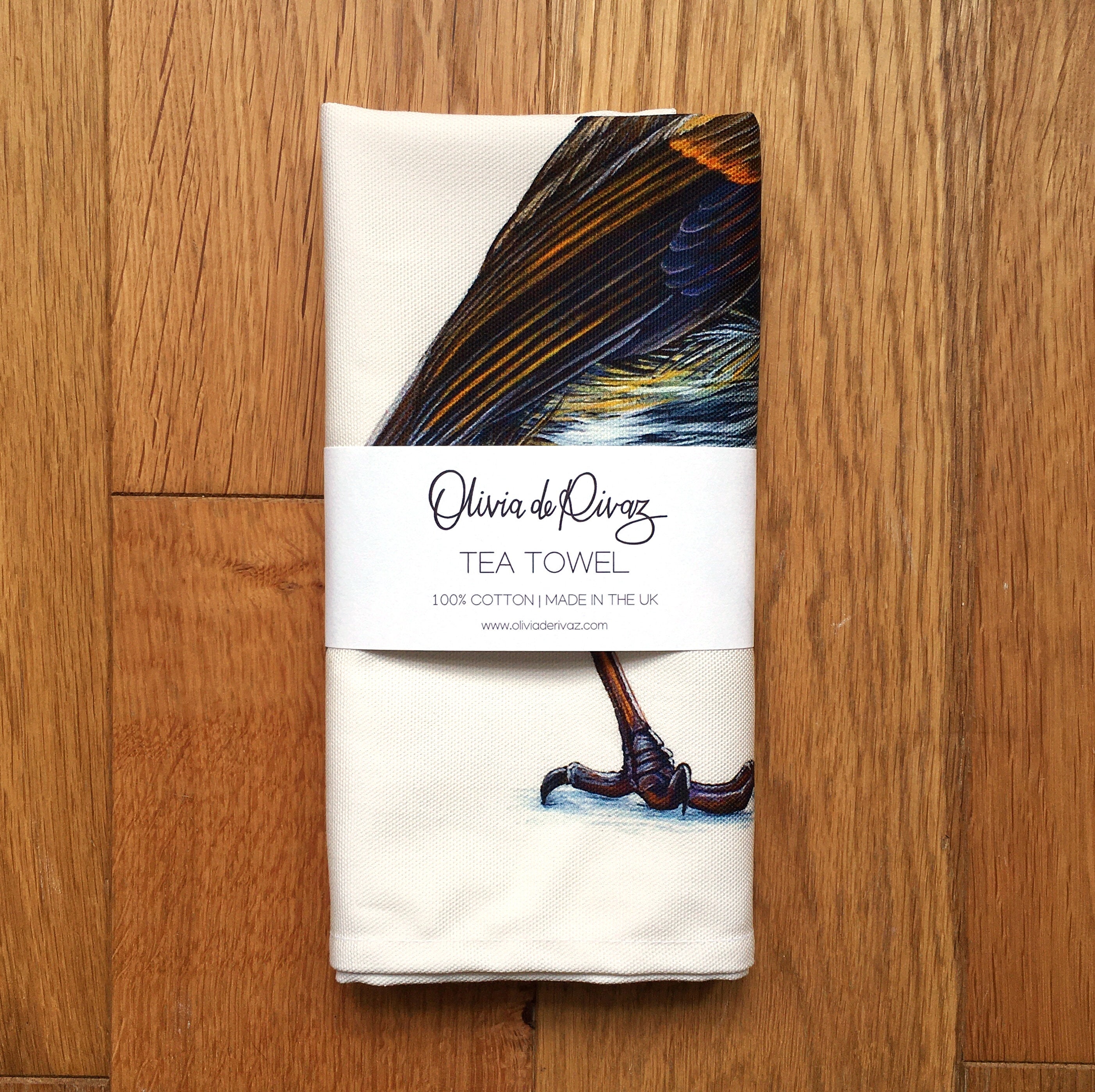 Robin Tea Towel | Kitchen Textiles | Homeware | Cotton Tea Towel ...