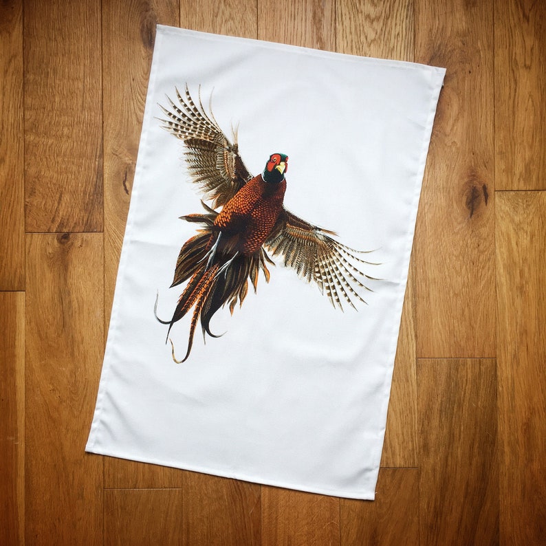 Flushed Pheasant Tea Towel | Kitchen Textiles | Homeware | Cotton Tea ...