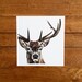 Stag Print Unmounted Print Stag Print Stag Painting Stag Art Giclée ...