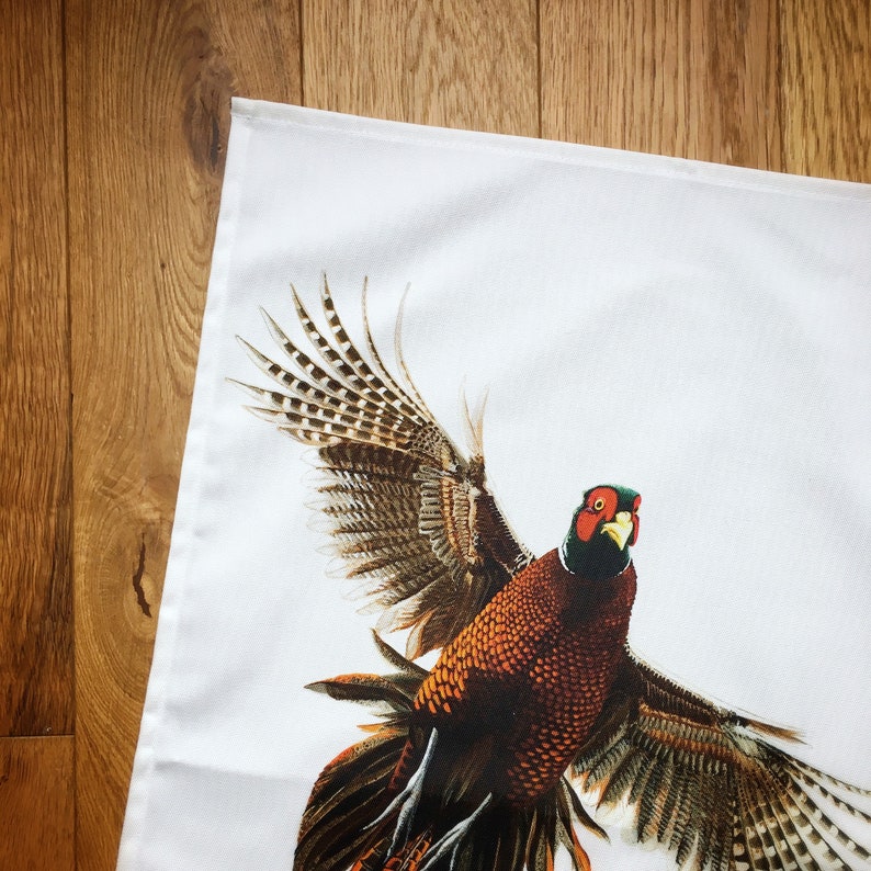 Flushed Pheasant Tea Towel | Kitchen Textiles | Homeware | Cotton Tea ...