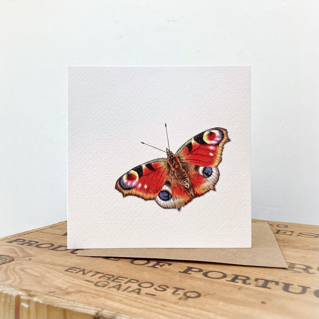 Butterfly Greetings Card - Butterfly Card - Butterfly Art Card ...