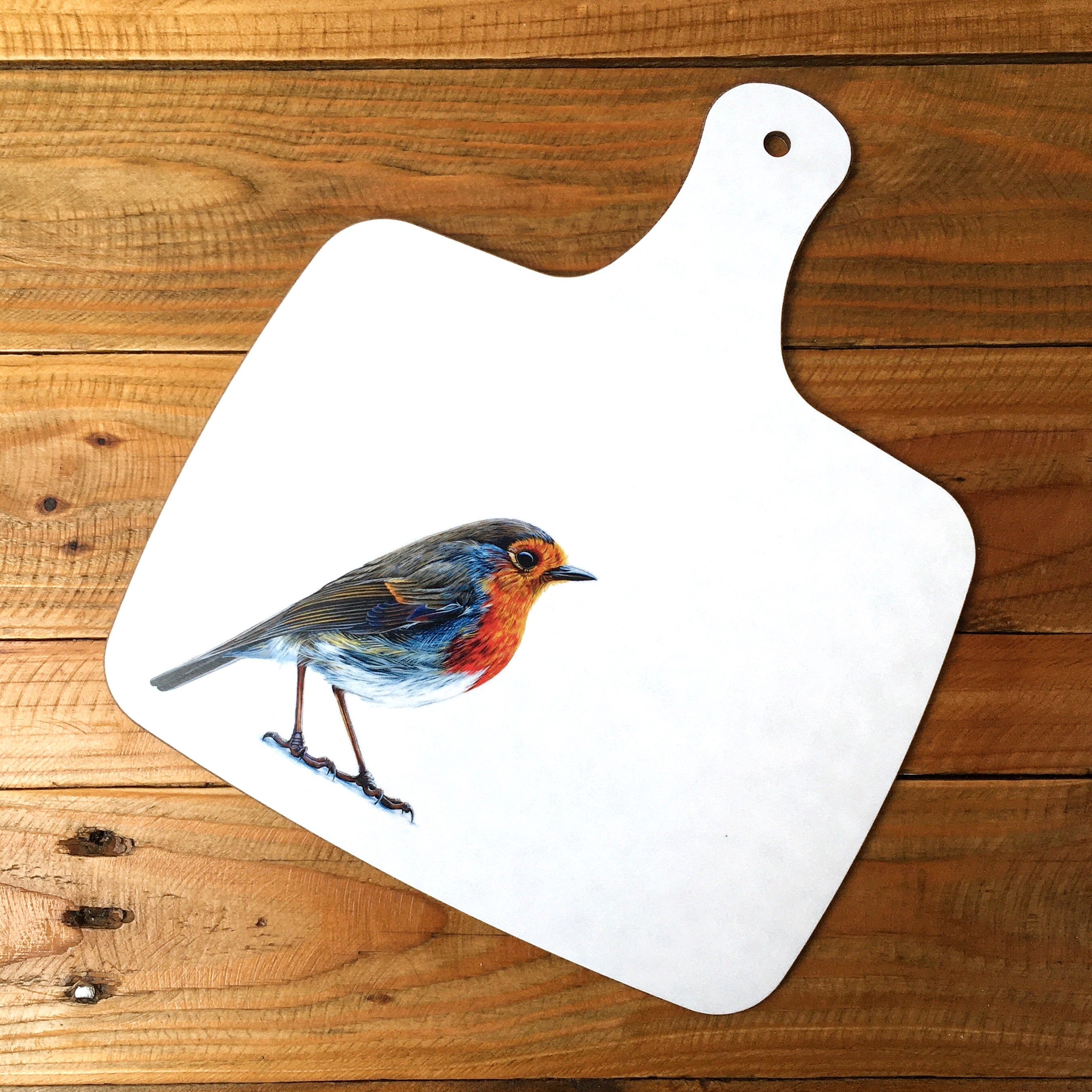 Robin Chopping Board Garden Birds Chopping Board Bird - Etsy