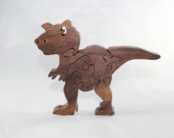Dinosaur puzzle | Etsy