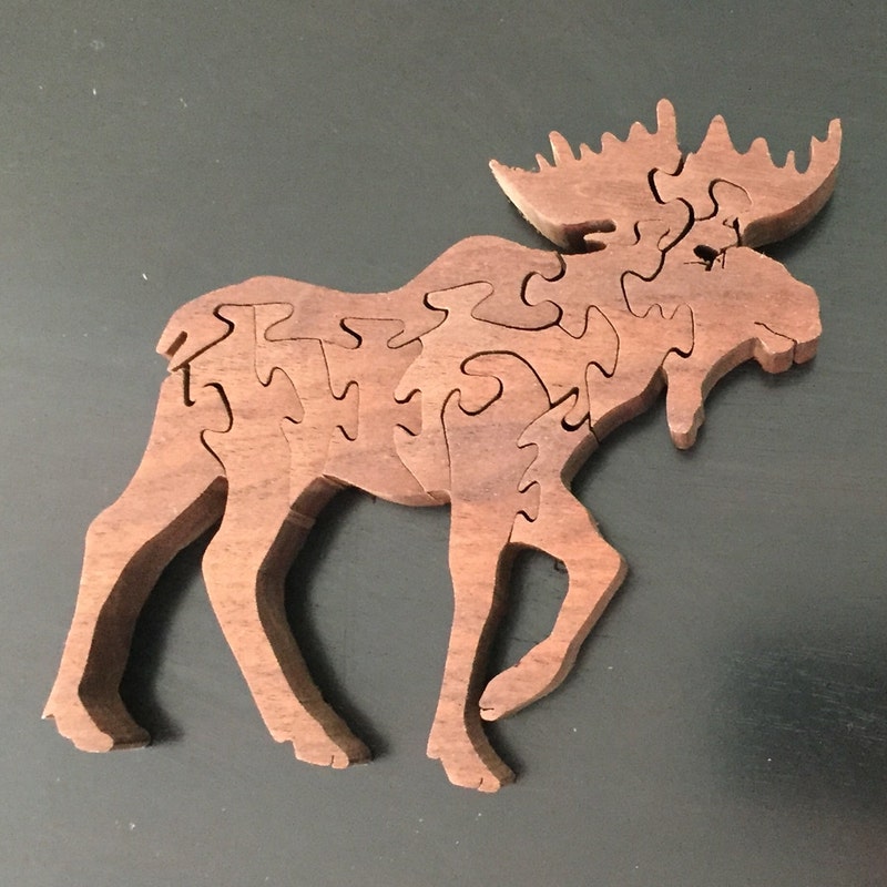 Moose Puzzle - Etsy