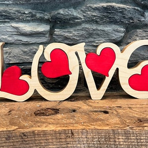 Large Wooden LOVE Sign - Etsy