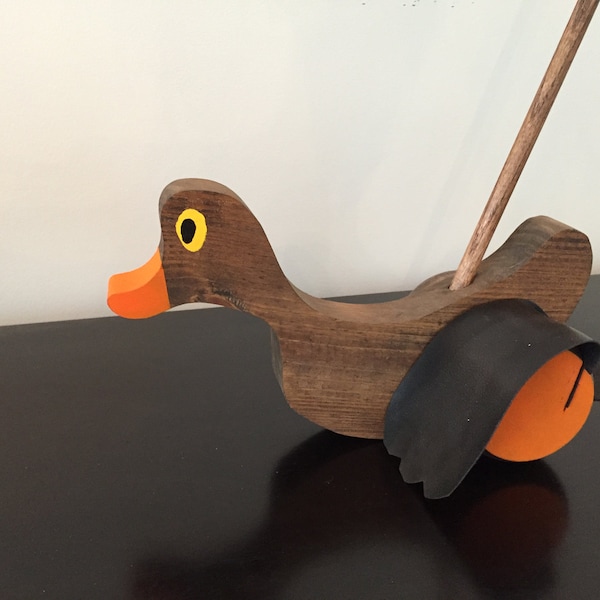 Wooden Duck Toy - Etsy