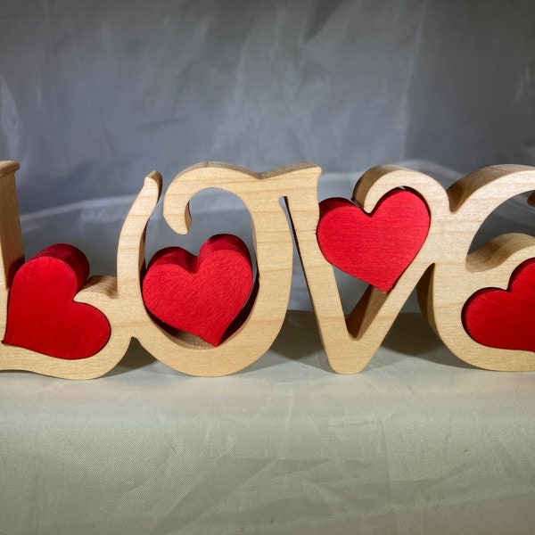 Standing Sign Love - Etsy