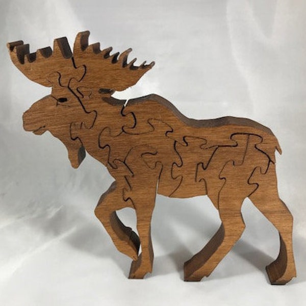 Moose Puzzle - Etsy