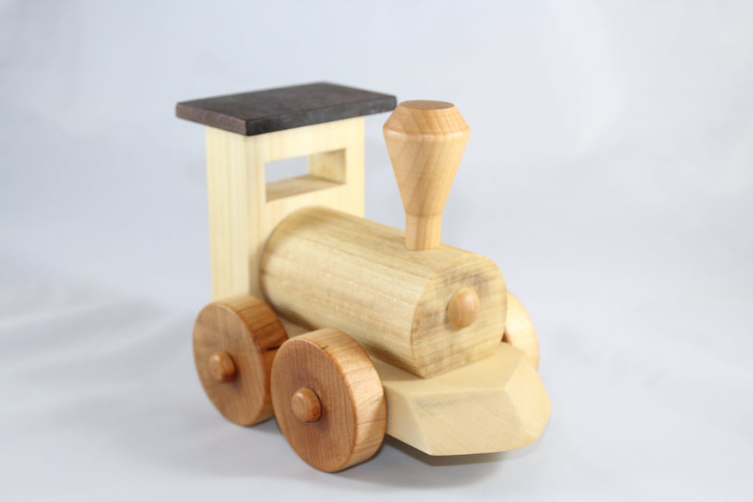 Wooden Train Engine - Etsy