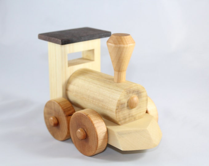 Wooden Train Engine - Etsy