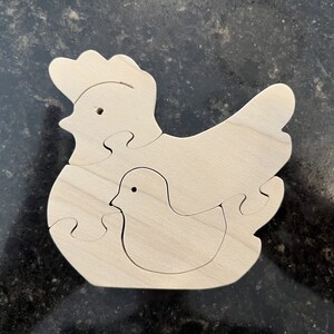 Collection of Four Wooden Farm Animal Puzzles - Etsy