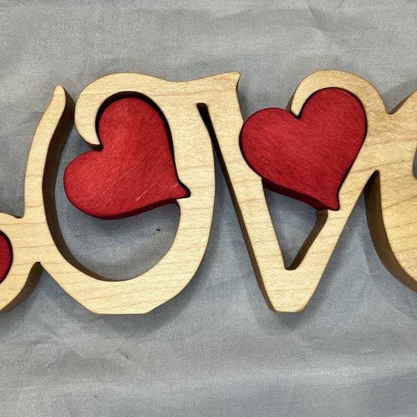 Wooden Love Sign - Etsy