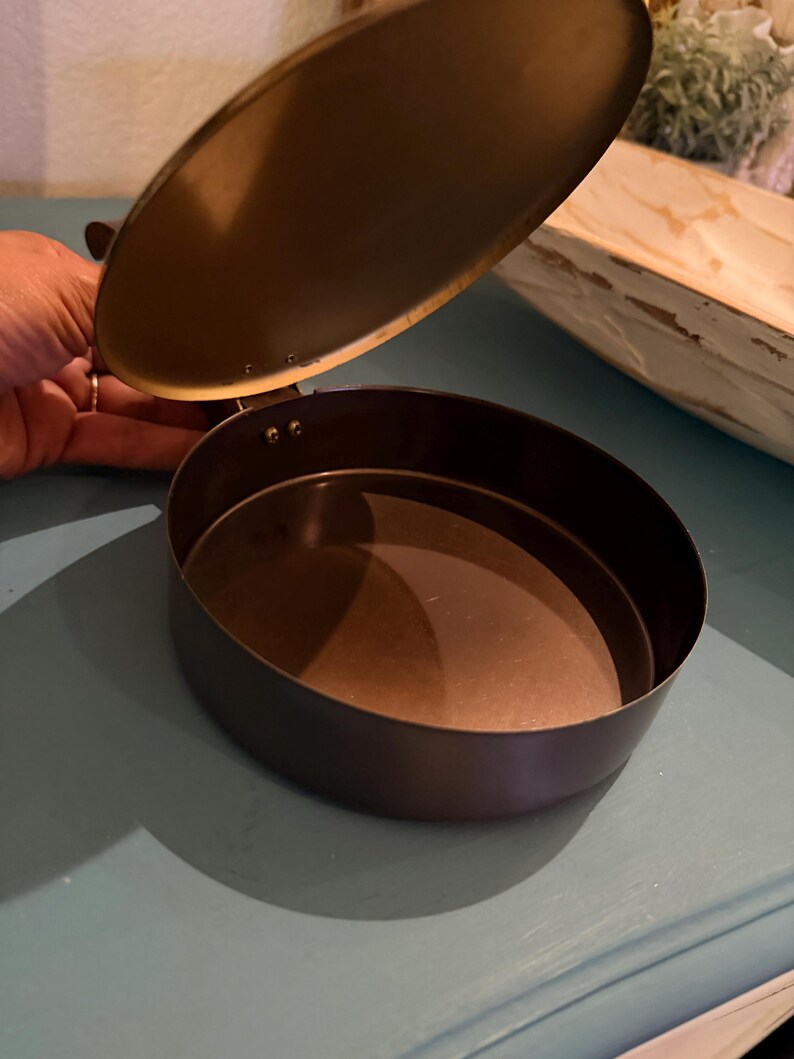 Vintage Brass Silent Butler With Wooden Handle Table Crumb Catcher ...
