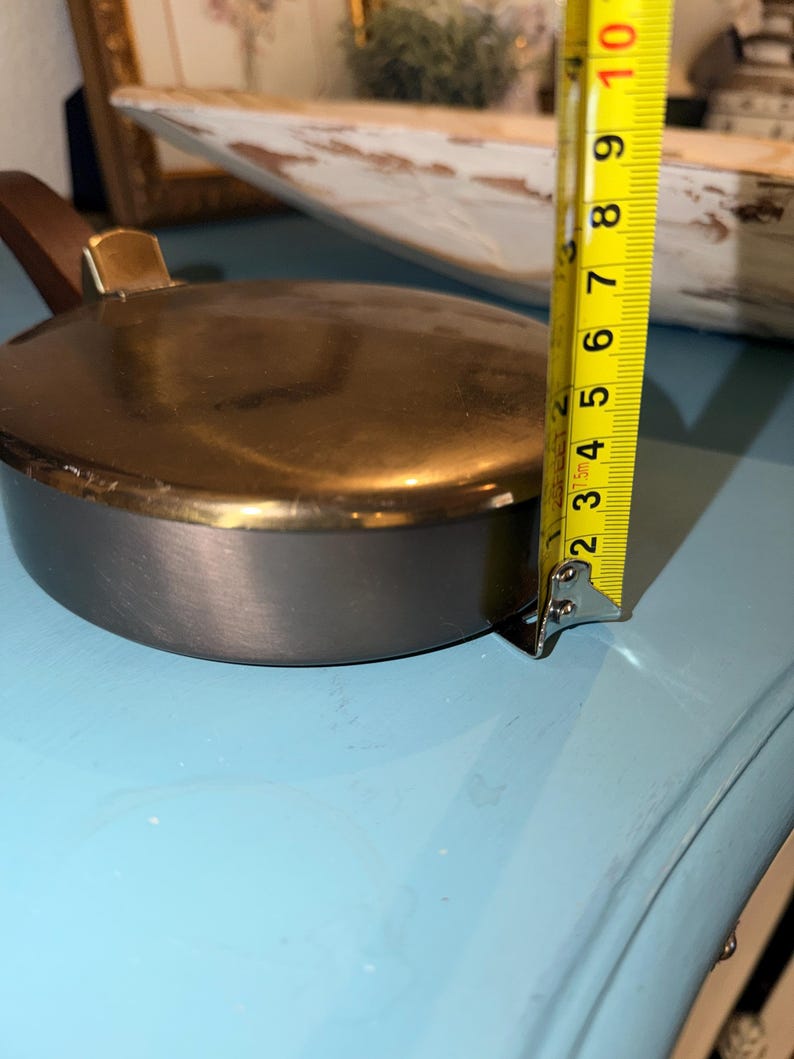 Vintage Brass Silent Butler With Wooden Handle Table Crumb Catcher ...