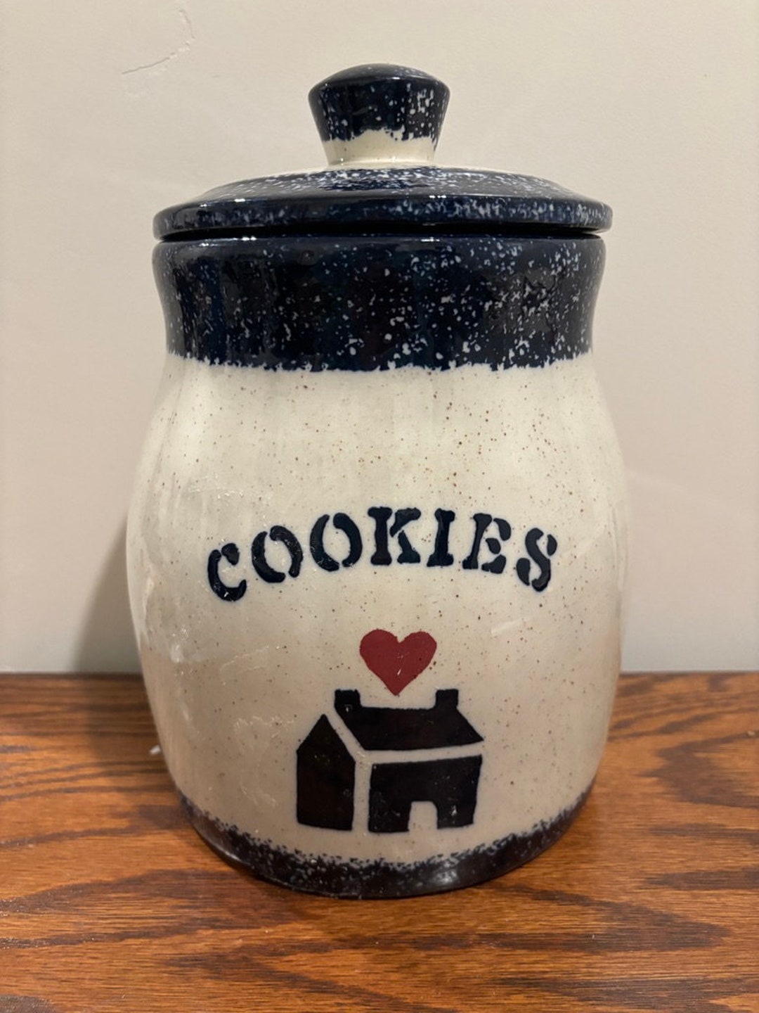 Vintage Farmhouse Cookie Jar: Country Kitchen Decor - Etsy