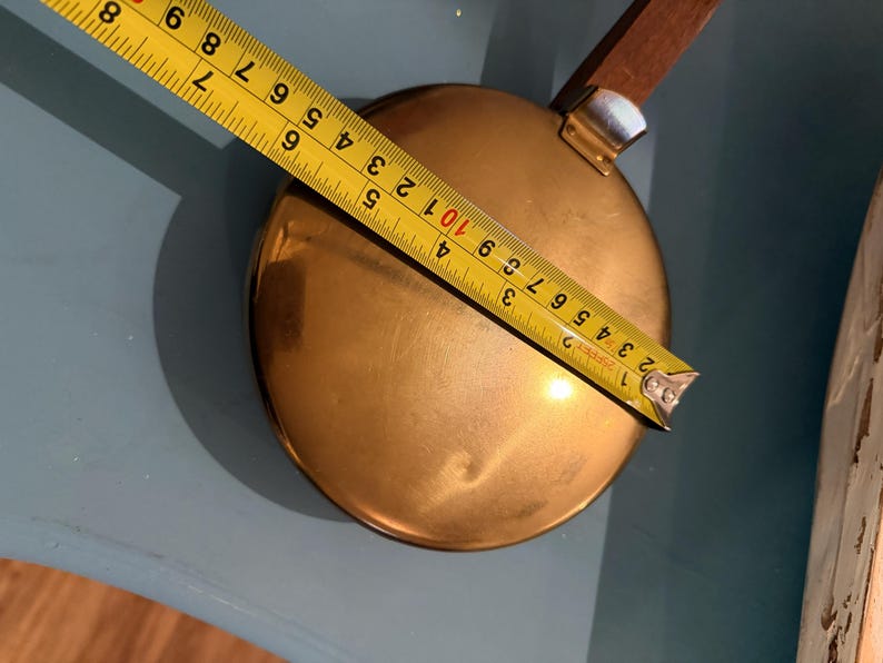 Vintage Brass Silent Butler With Wooden Handle Table Crumb Catcher ...