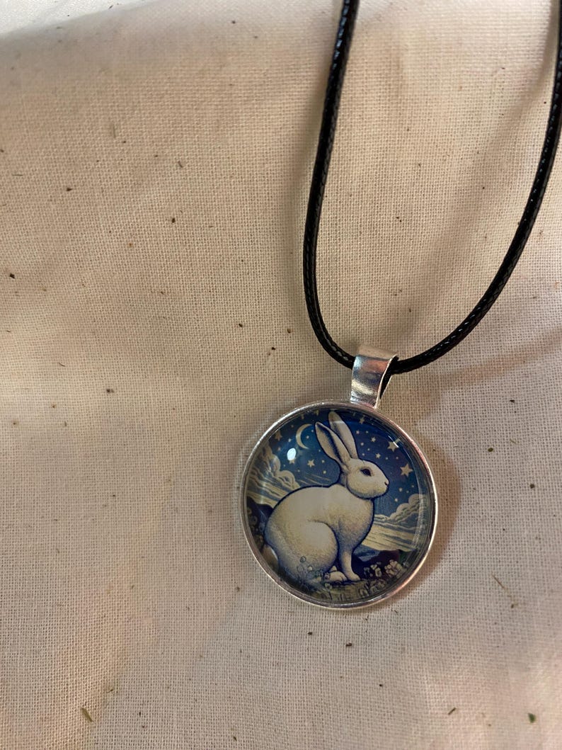 Willy’s Wabbits Fundraiser-white Bunny in Blue Night Landscape ...