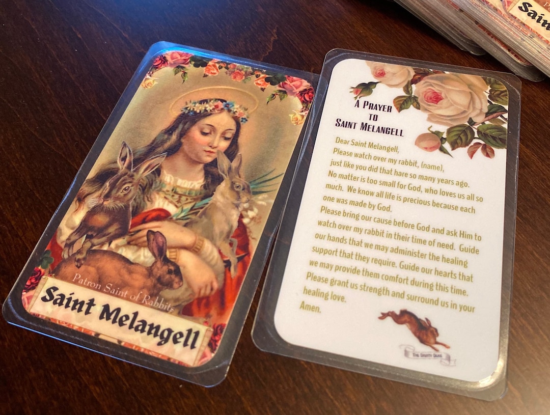 Saint Melangell Patron Saint of Rabbits, Hares and Small Animals - Etsy