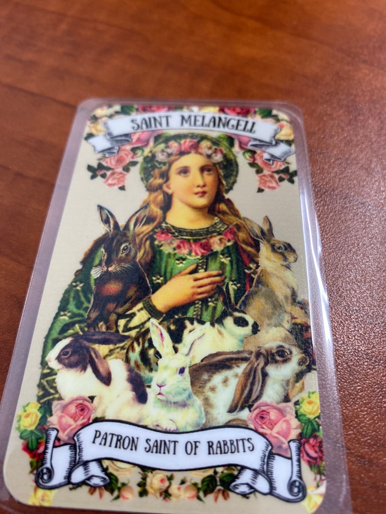 Saint Melangell Patron Saint of Rabbits and Small Animals - Etsy