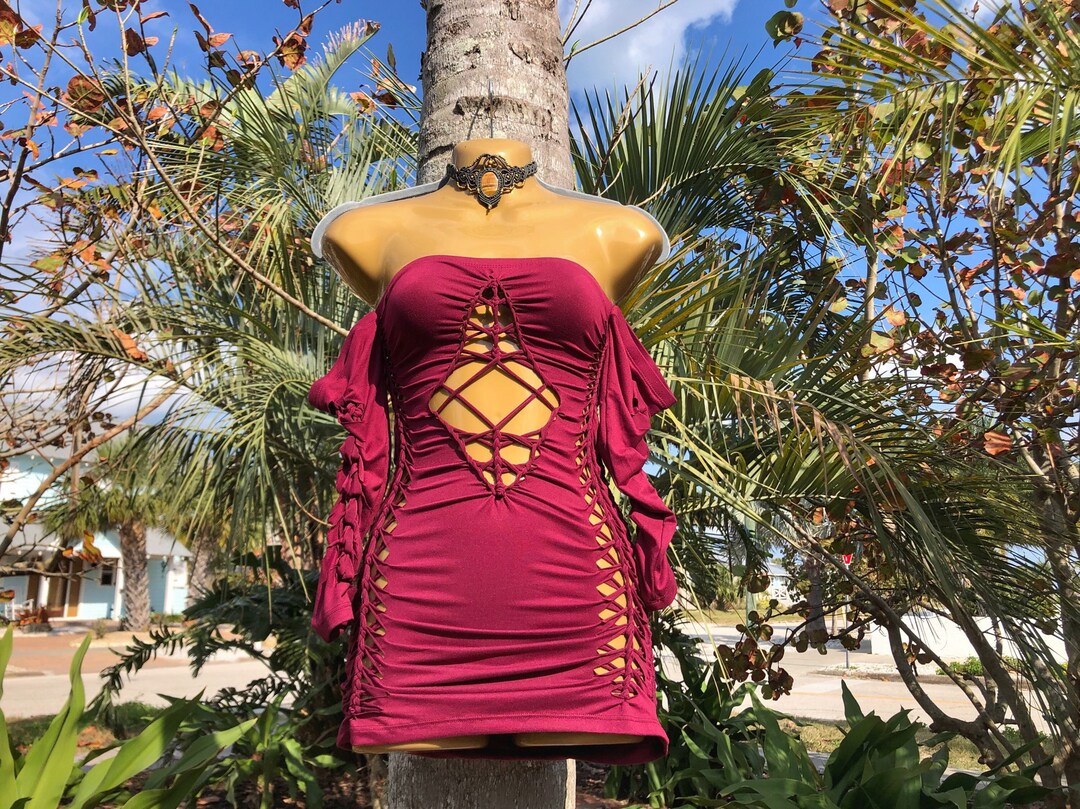 Ruby Witch Faerie Dress - Etsy