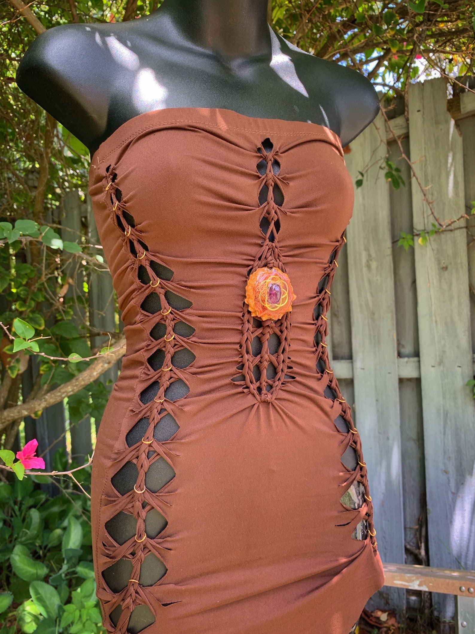 Earth Shine Pinecone Pixie Dress - Etsy