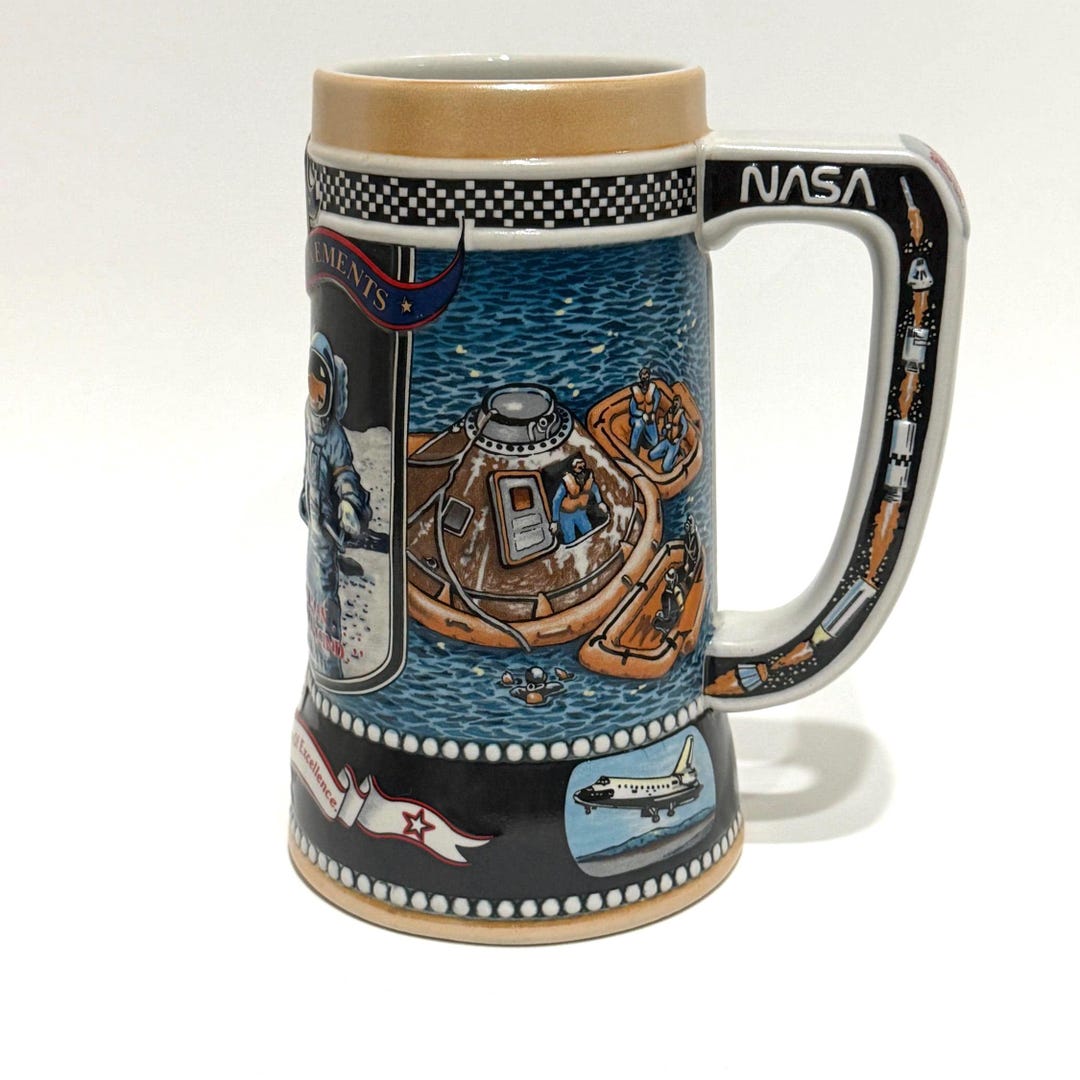 990 Miller High Life NASA Apollo 11 Beer Stein Moon Landing Gift for ...