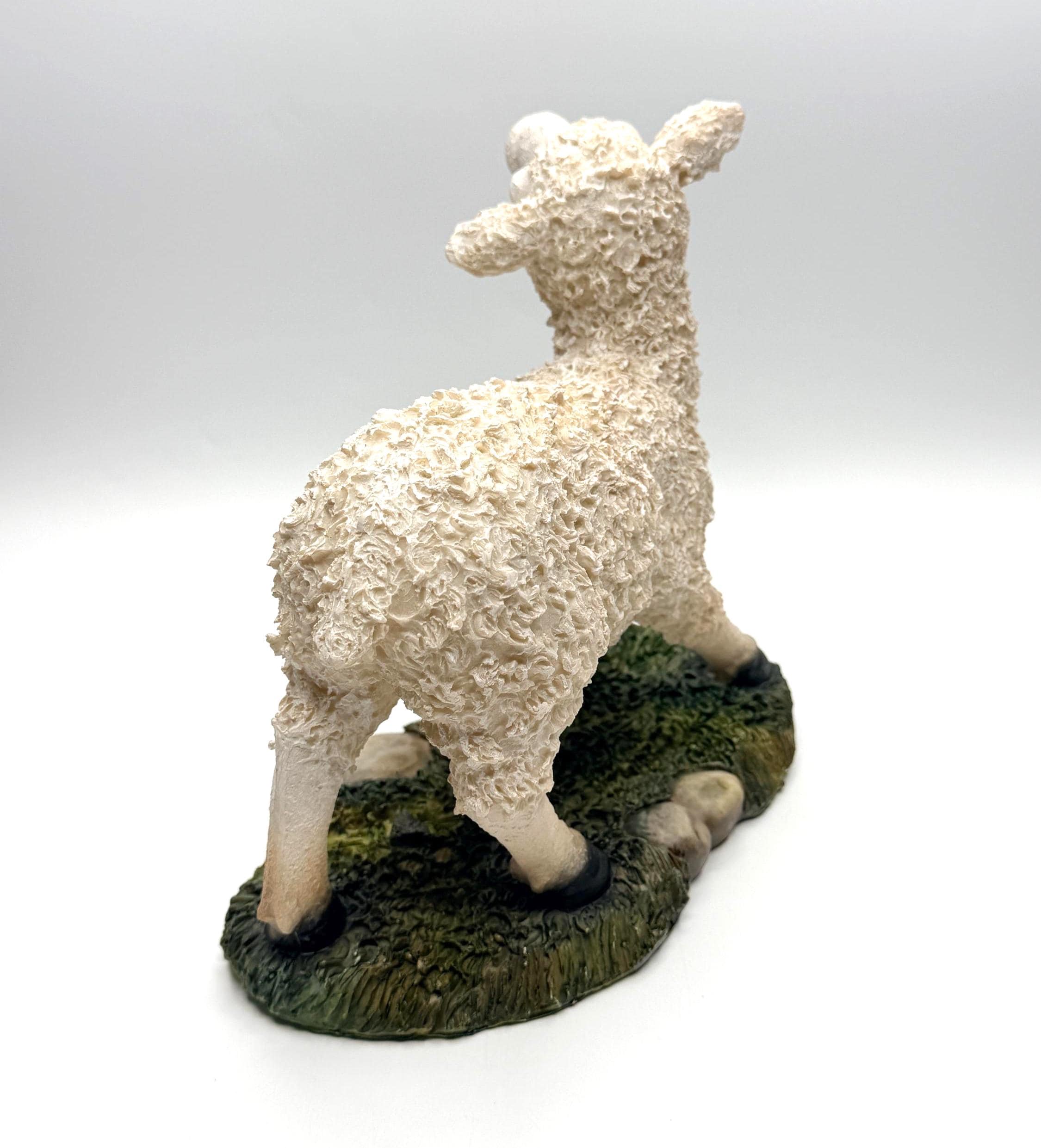 Sheep Figurine Farmhouse Lamb Decor Resin Cottagecore Shelf Display - Etsy