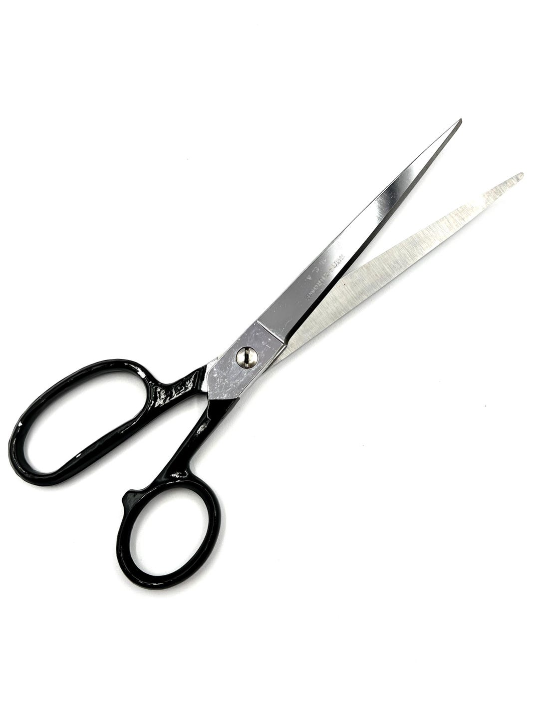 Vintage Duro-chrome 9" Scissors Like New Black Handled Sewing Quilling ...