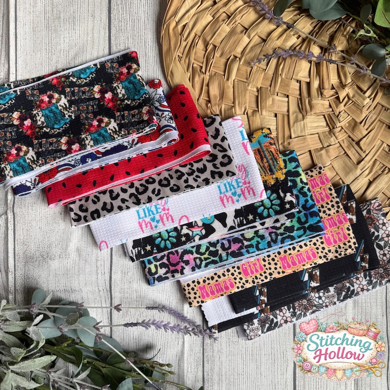 Fabric Bow Strips Pack - Etsy