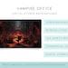 30 Vampire Office Vtuber Backgrounds, Gothic Stream Backgrounds, Twitch ...