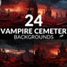 24 Vampire Cemetery Vtuber Backgrounds, Gothic Stream Backgrounds ...