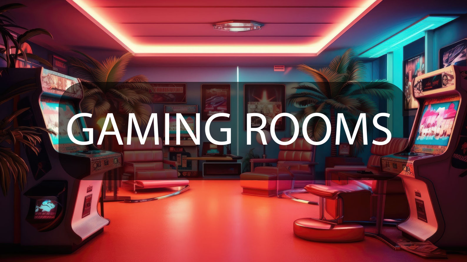 Gaming Room Arcade Vtuber Backgrounds Bundle, Stream Backgrounds ...