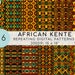 36 African Kente Inspired Seamless Digital Pattern Bundle, African ...