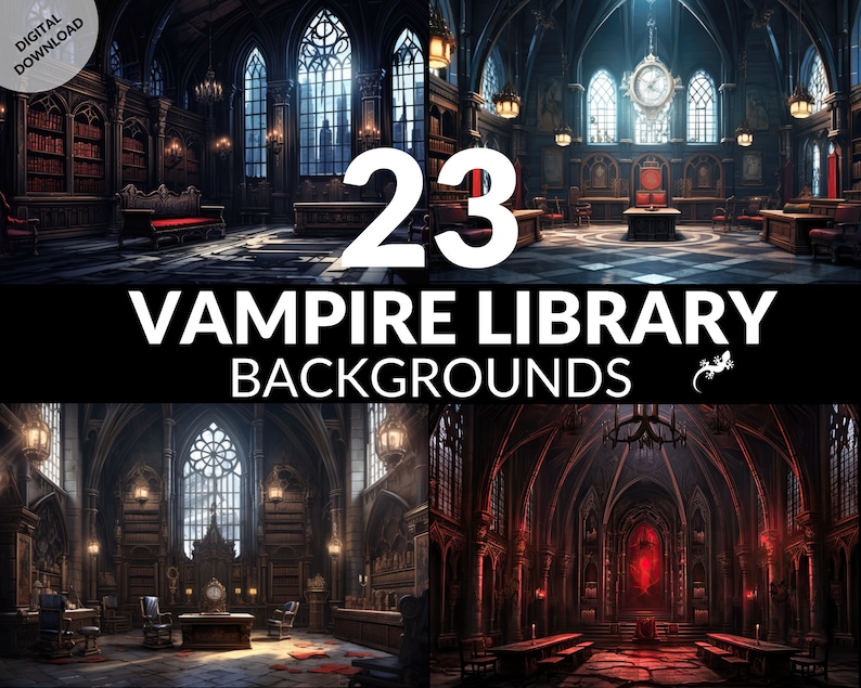 23 Vampire Library Vtuber Backgrounds, Gothic Stream Backgrounds ...