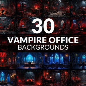 400 Vampire Room Mega Bundle Vtuber Backgrounds, Gothic Stream ...