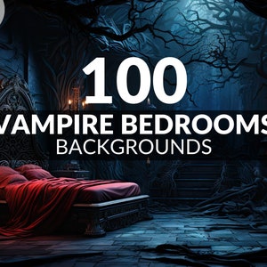 100 Vampire Gothic Bedroom Vtuber Backgrounds, Stream Backgrounds ...