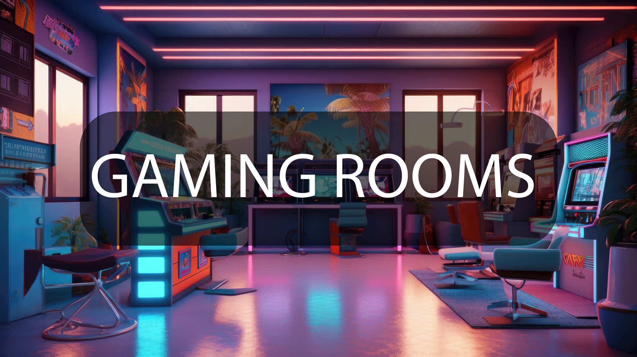 Gaming Room Arcade Vtuber Backgrounds Bundle, Stream Backgrounds ...