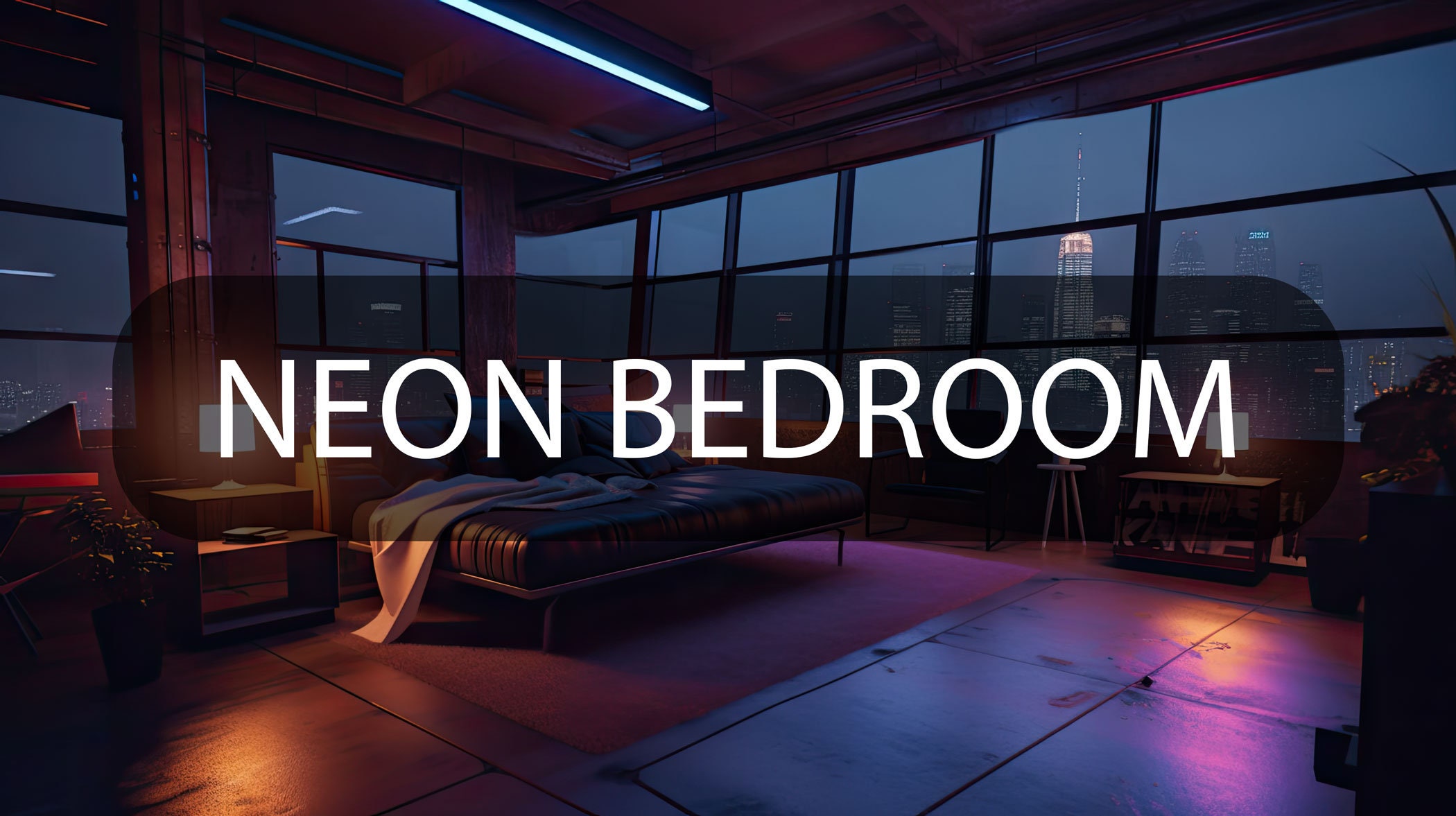 Neon Bedroom Vtuber Backgrounds Bundle Stream Backgrounds - Etsy