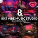 Vtuber Backgrounds Bundle, 100 X 80's Vibe Stream Twitch Zoom ...
