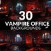 30 Vampire Office Vtuber Backgrounds, Gothic Stream Backgrounds, Twitch ...