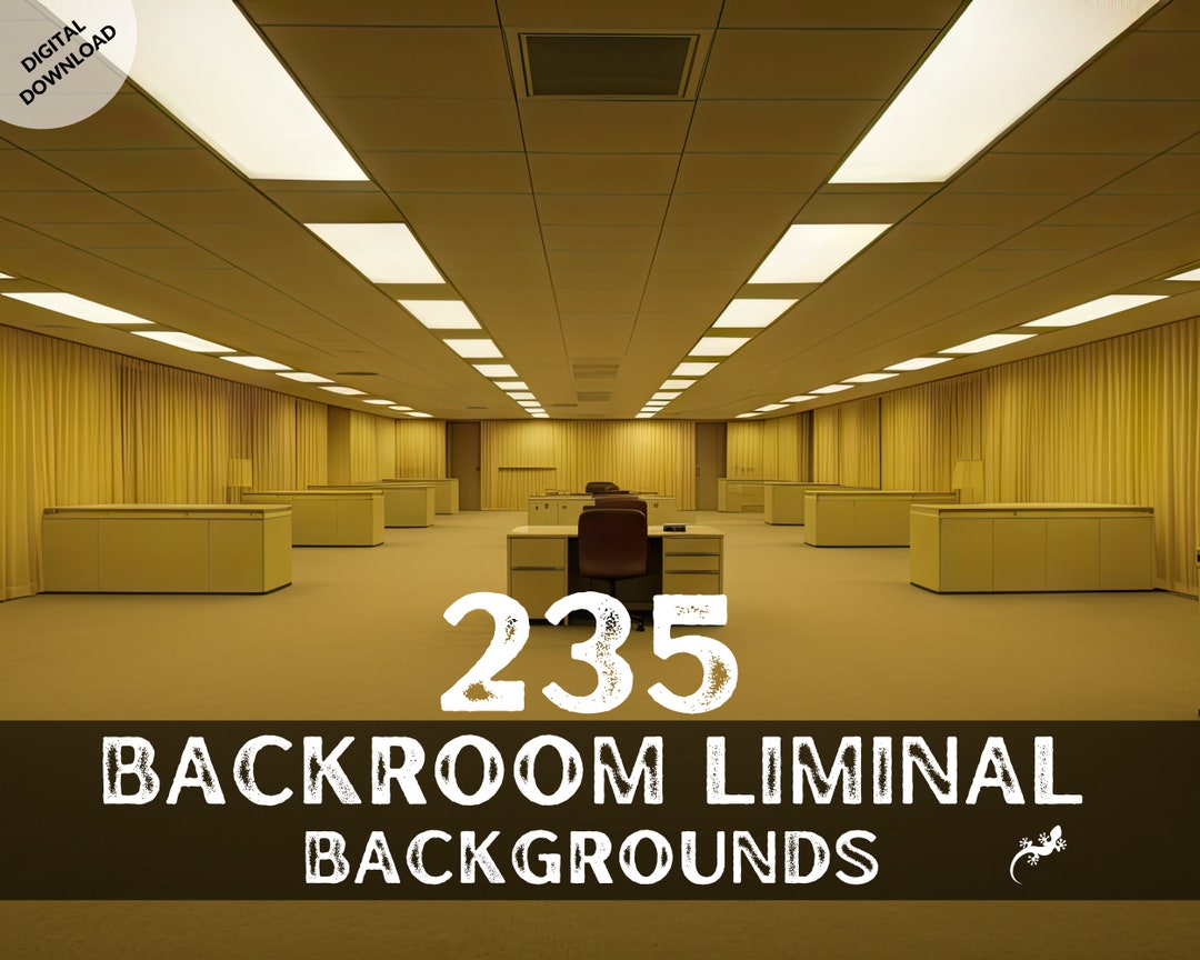 235 Backroom Liminal Space Vtuber Backgrounds Bundle, Stream Twitch ...