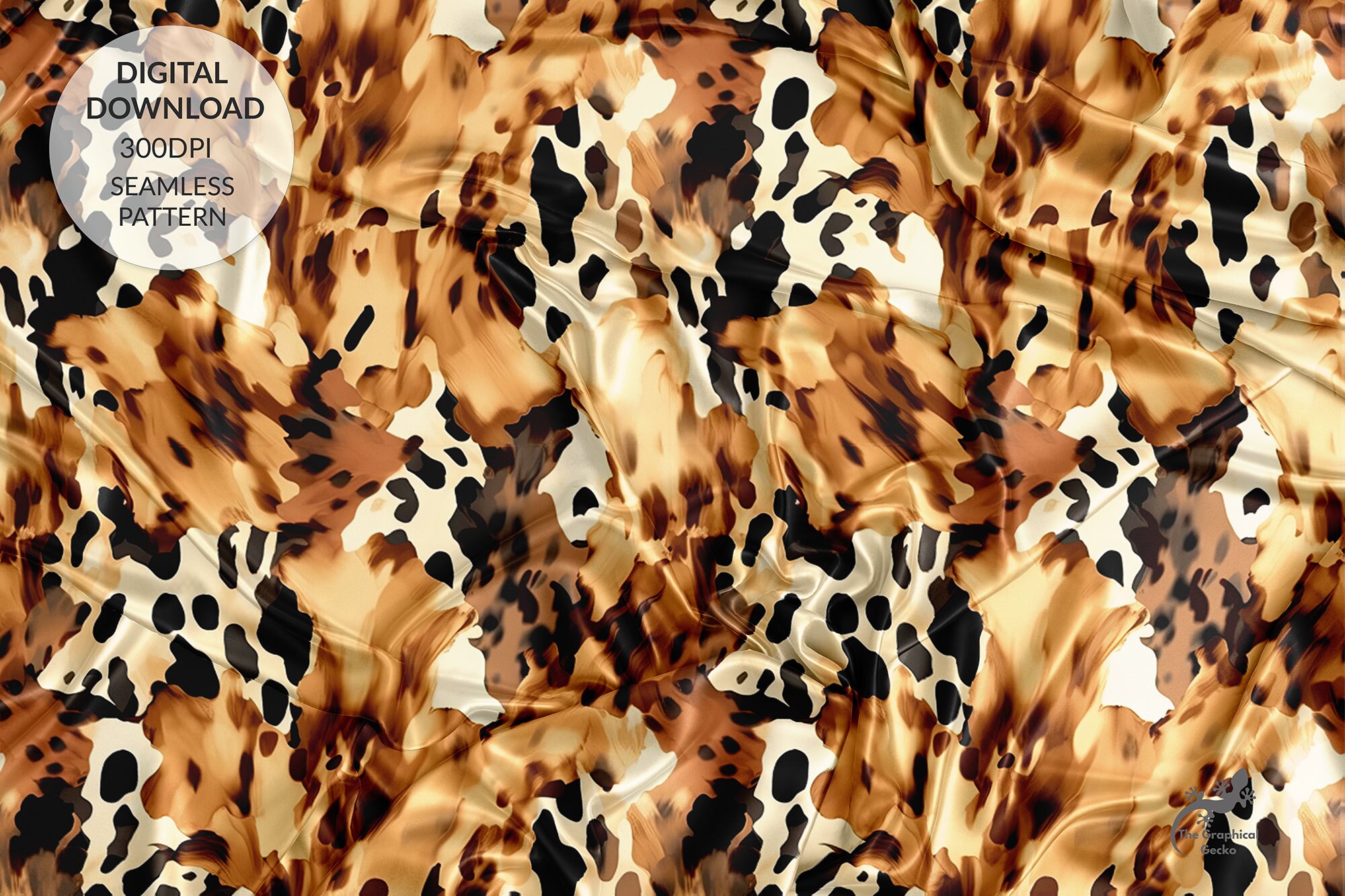 Seamless Digital Pattern, Animal Print Seamless Pattern, Leopard Skin ...