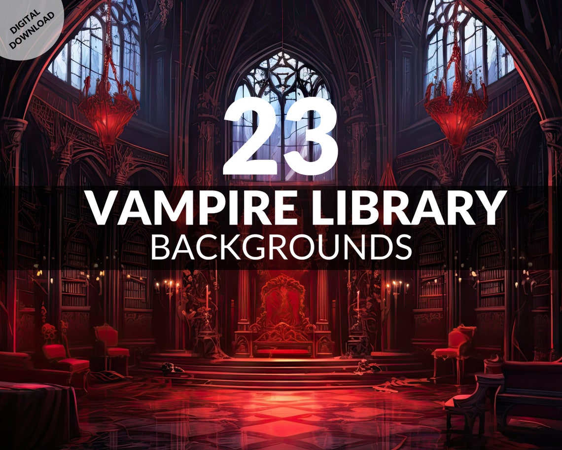 23 Vampire Library Vtuber Backgrounds, Gothic Stream Backgrounds ...