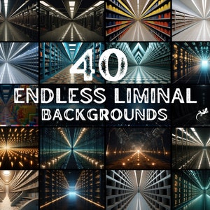 235 Backroom Liminal Space Vtuber Backgrounds Bundle, Stream Twitch ...