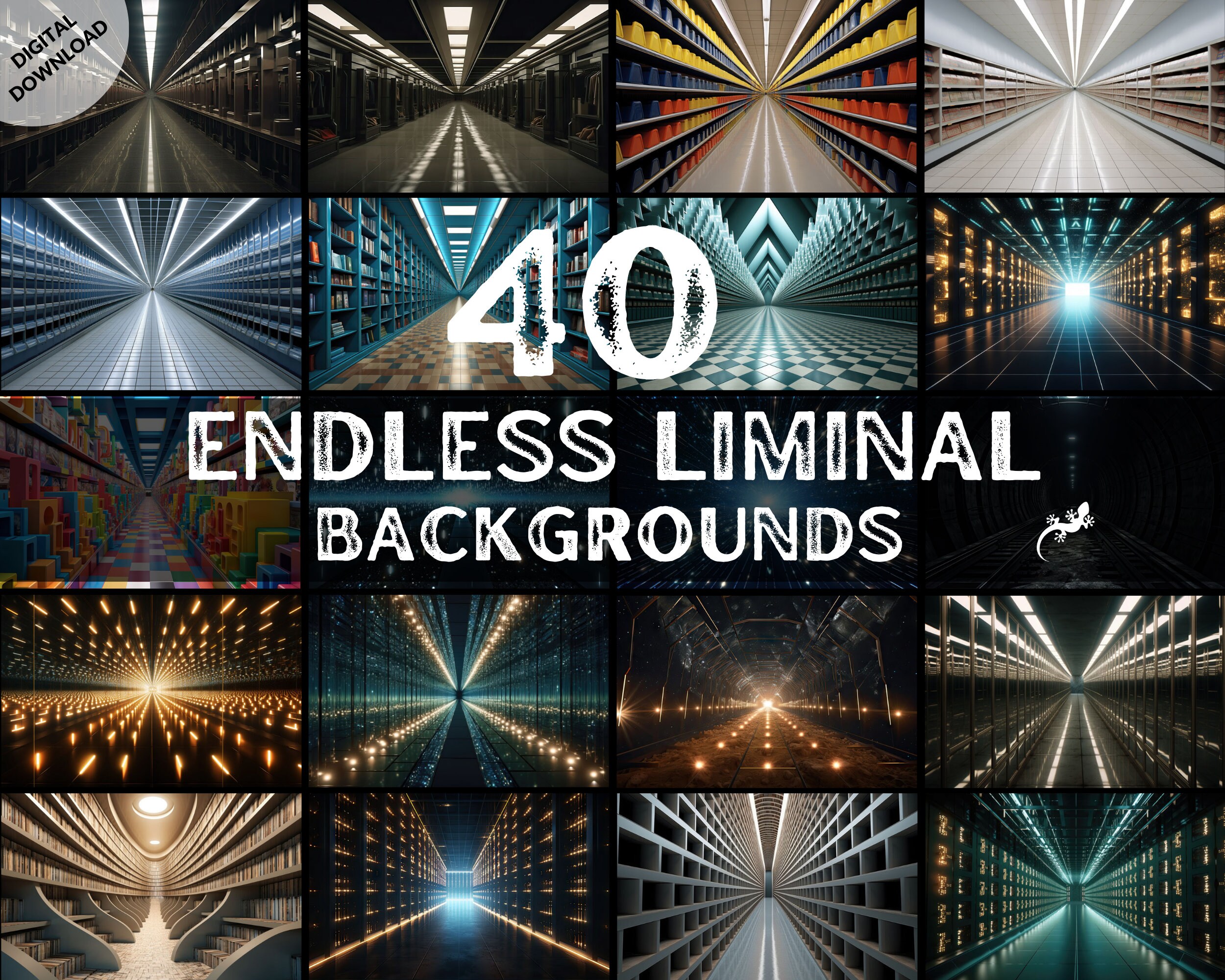235 Backroom Liminal Space Vtuber Backgrounds Bundle, Stream Twitch ...